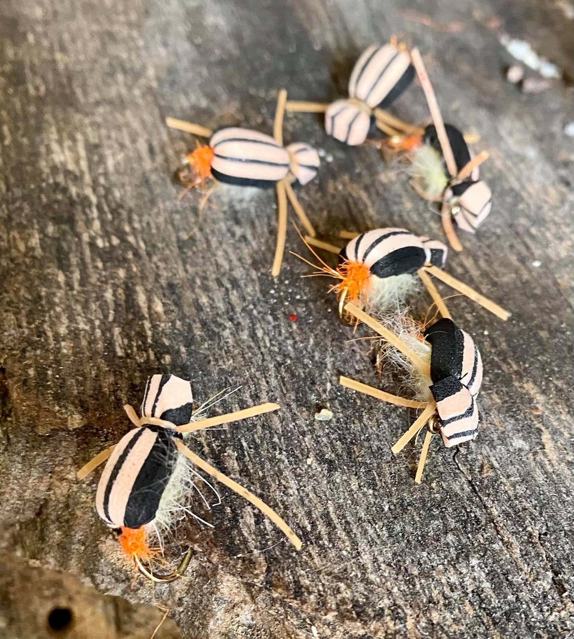 3 Pcs Fly Fishing Foam Bugs Colorado Beetle Kamasan Hook - Etsy