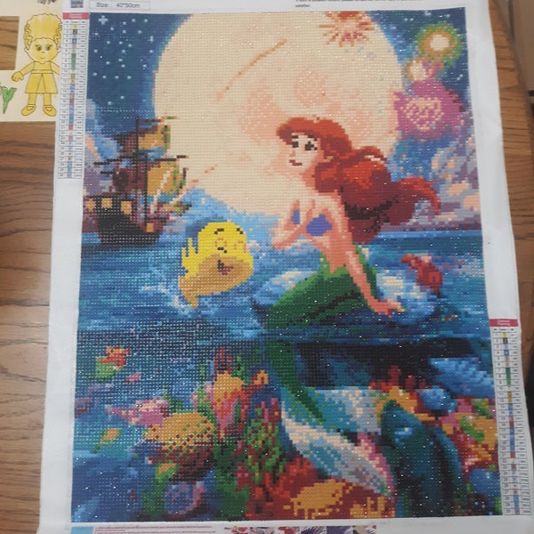 Little Mermaid Diamond Painting - Etsy