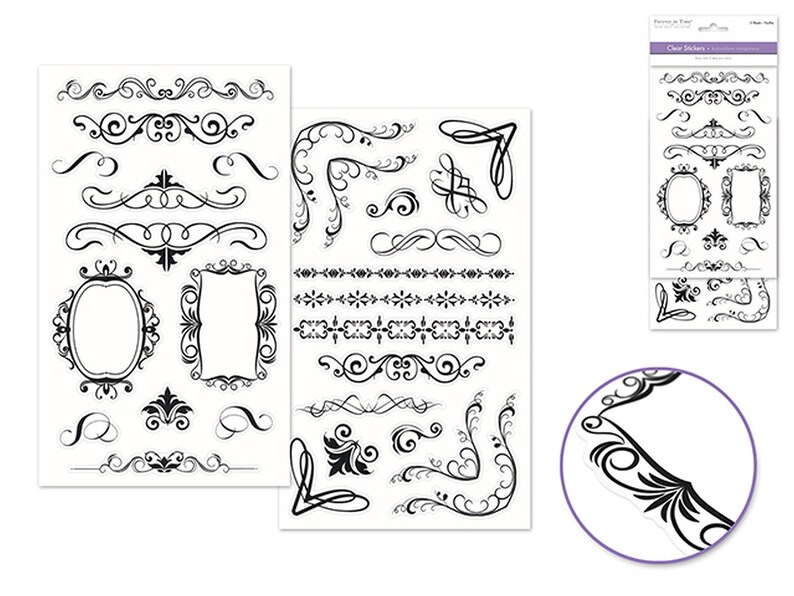 Planner Sticker Sheet-flourishes Decorative Clear Stickers Themed ...