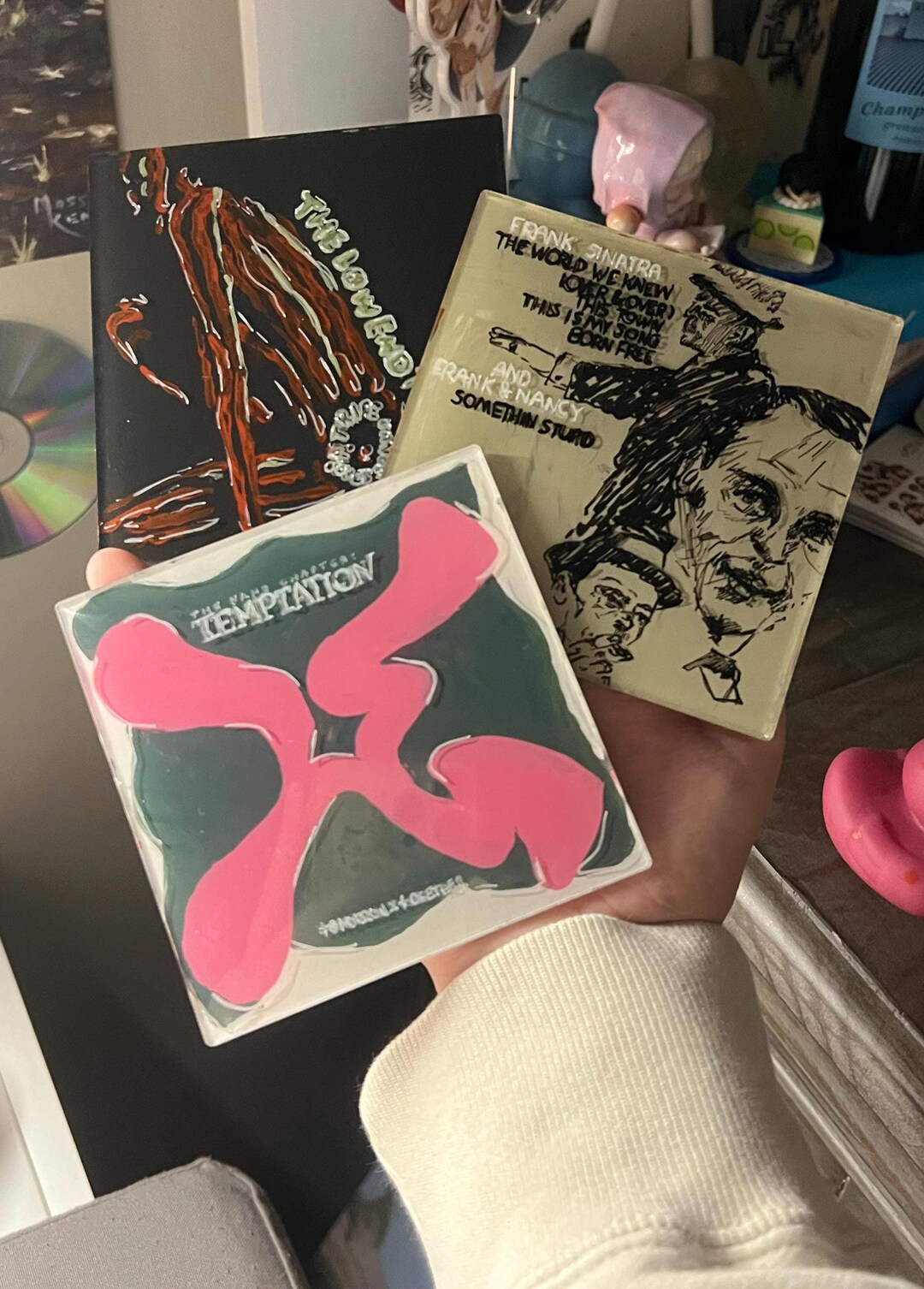 Custom Album Covers Glass Painting | Plexiglass Squares - Etsy