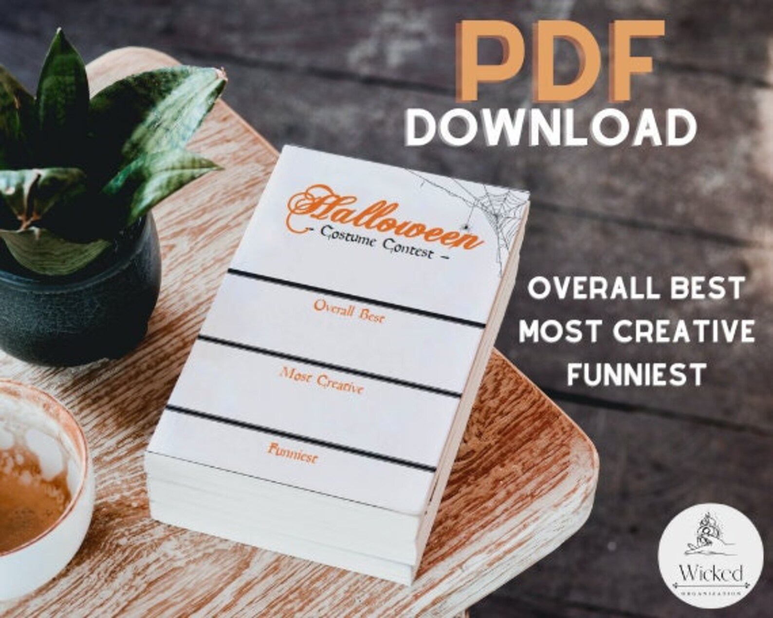 Printable Halloween Costume Contest Tickets (overall Best, Most ...