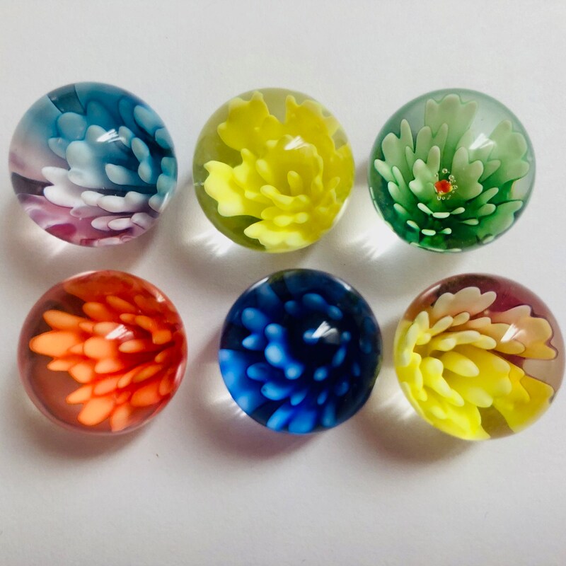 Handmade Marbles - Etsy