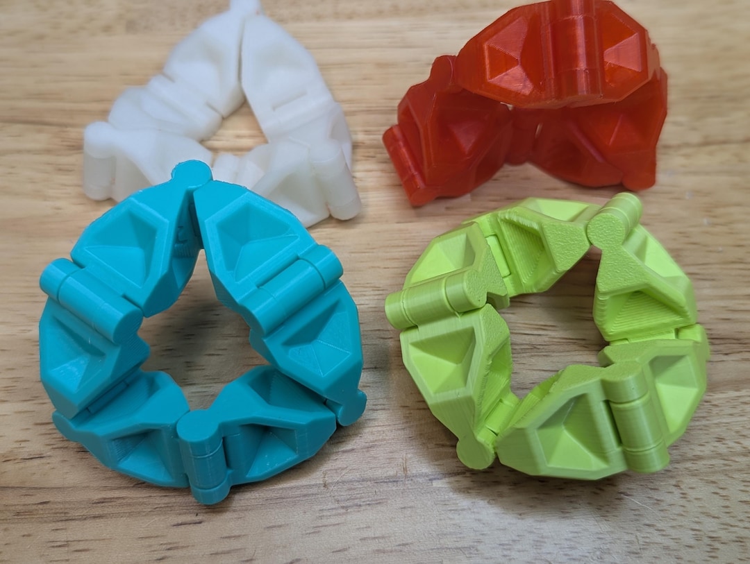 Embossed Infinite Flip Fidget Triangle - Etsy