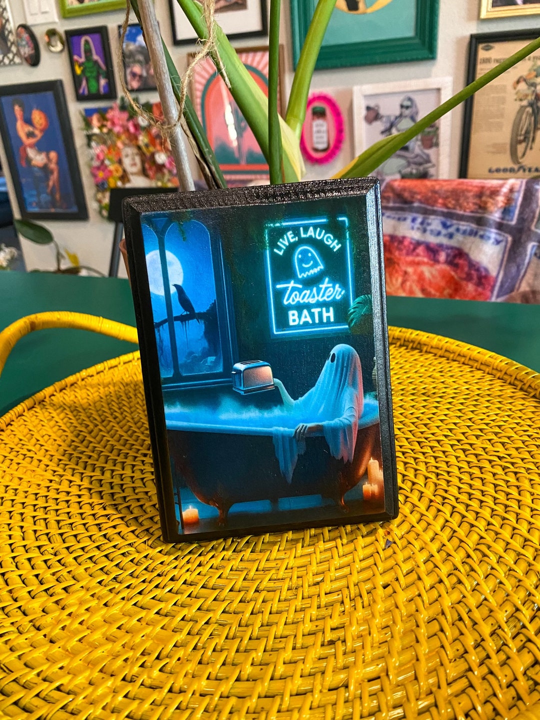 Toaster Bath Ghost Wall Art, Cottagecore, Art Prints, Handmade Gifts ...