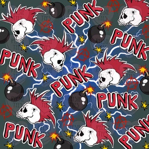 Punk Png for Sublimation Tumblers, Jpeg, Instant Download, Digital ...