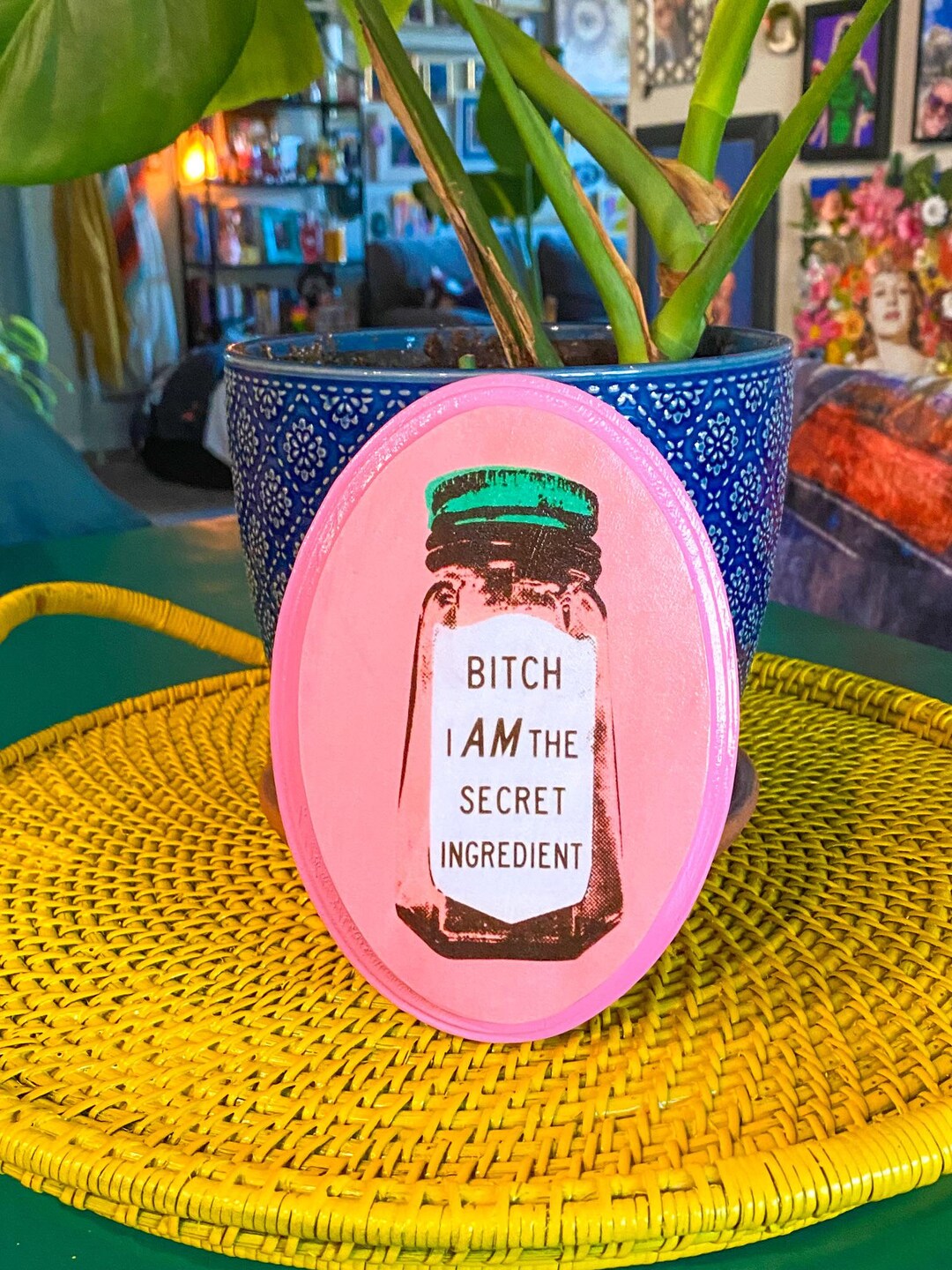 Kitschy Wall Art, Wall Decor, Wall Hangings, Gifts for Women, Funny Art ...