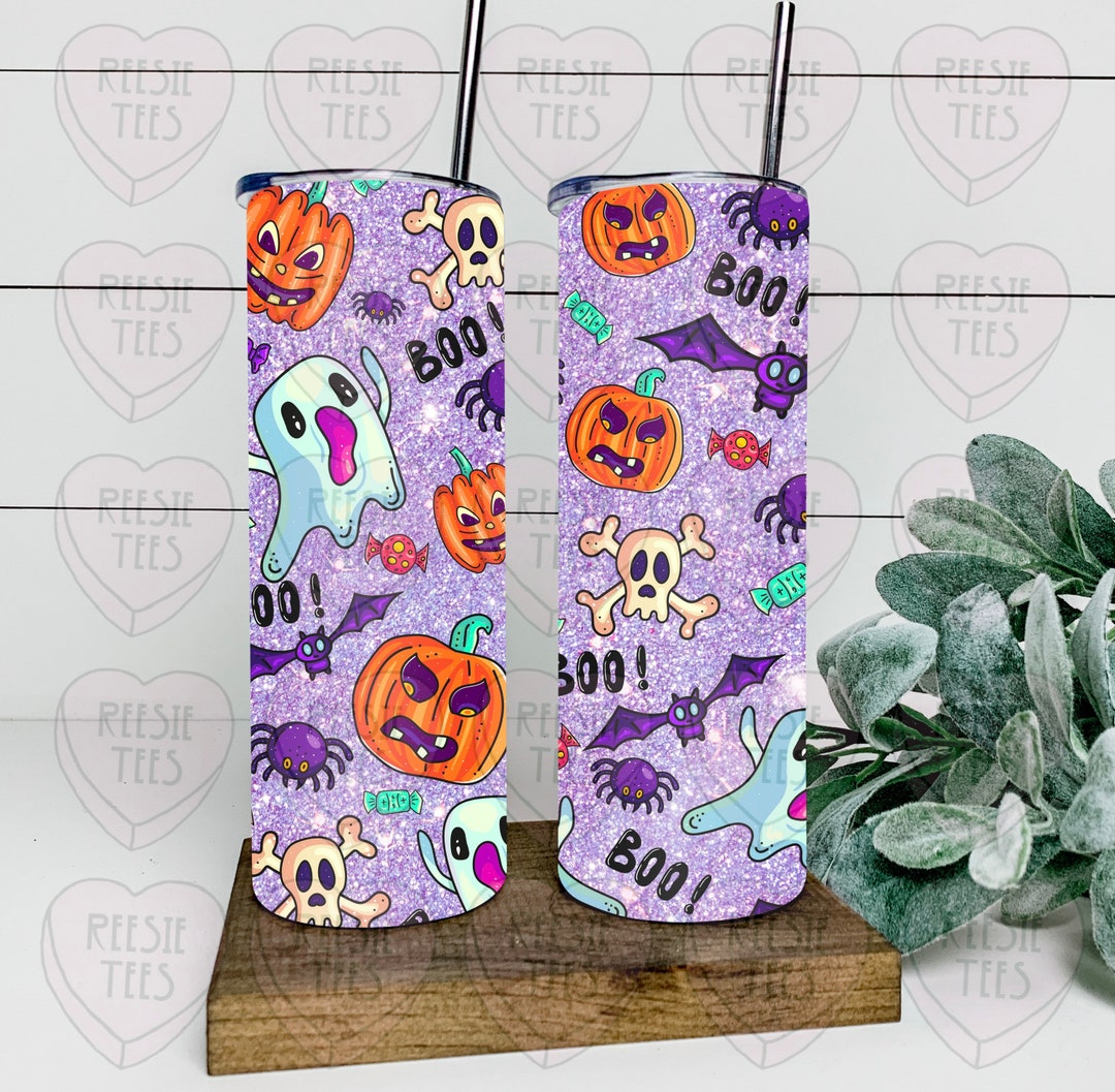Boo Halloween PNG for Sublimation, 20 Oz Tumblers, Sublimation, Instant ...