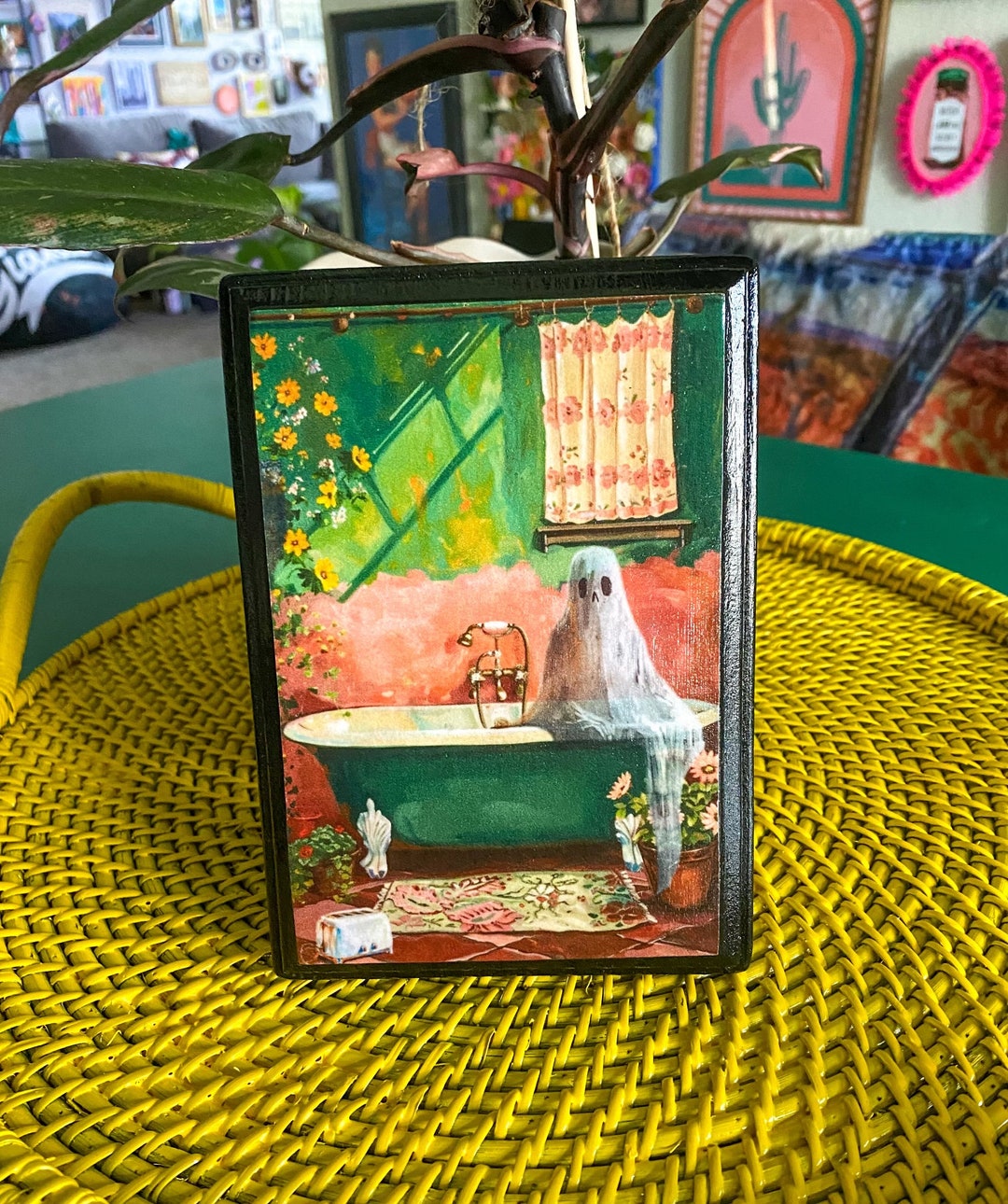 Toaster Bath Ghost Wall Art, Cottagecore, Art Prints, Handmade Gifts ...