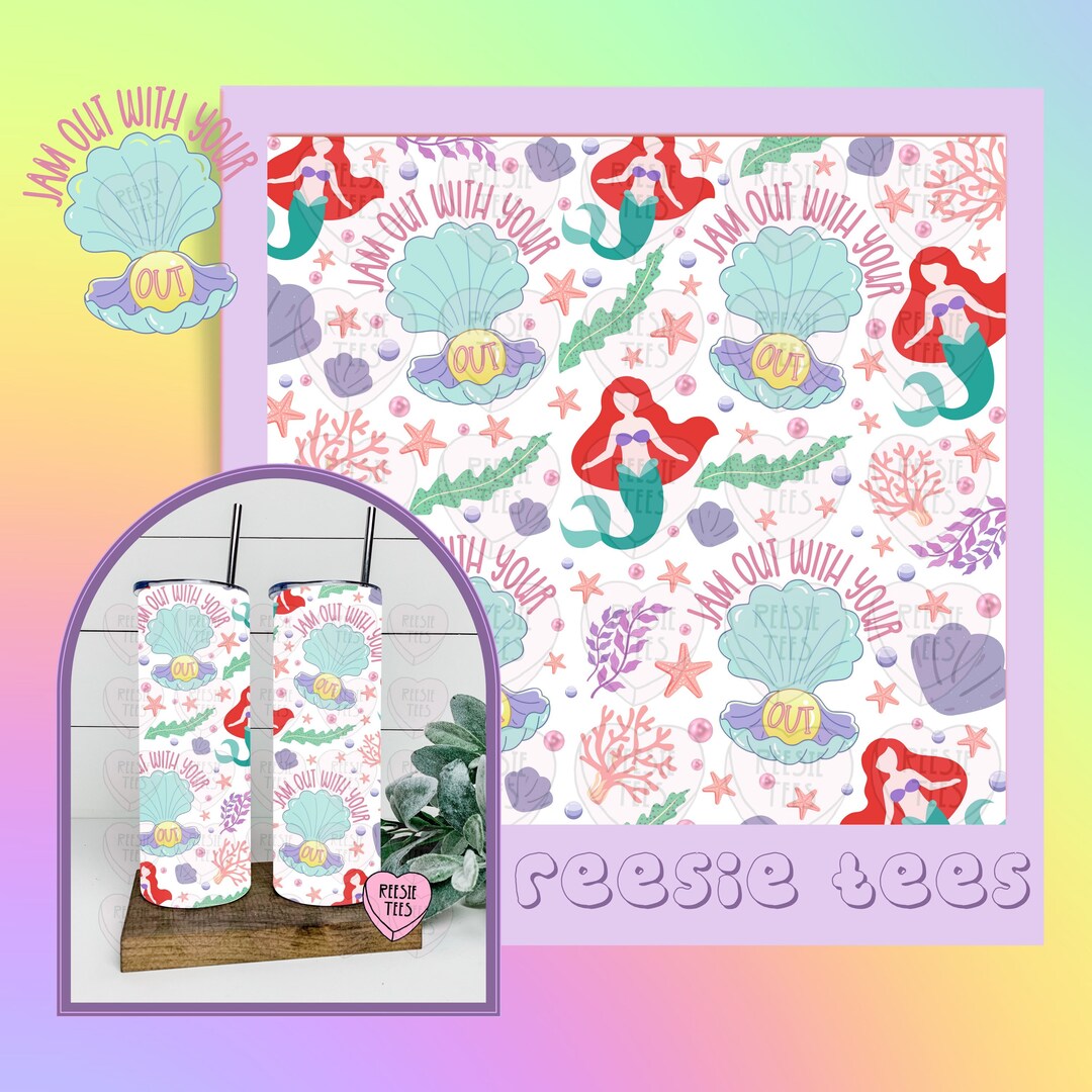 Jam Out With Your Clam Out PNG File for Sublimation, Digital Designs ...