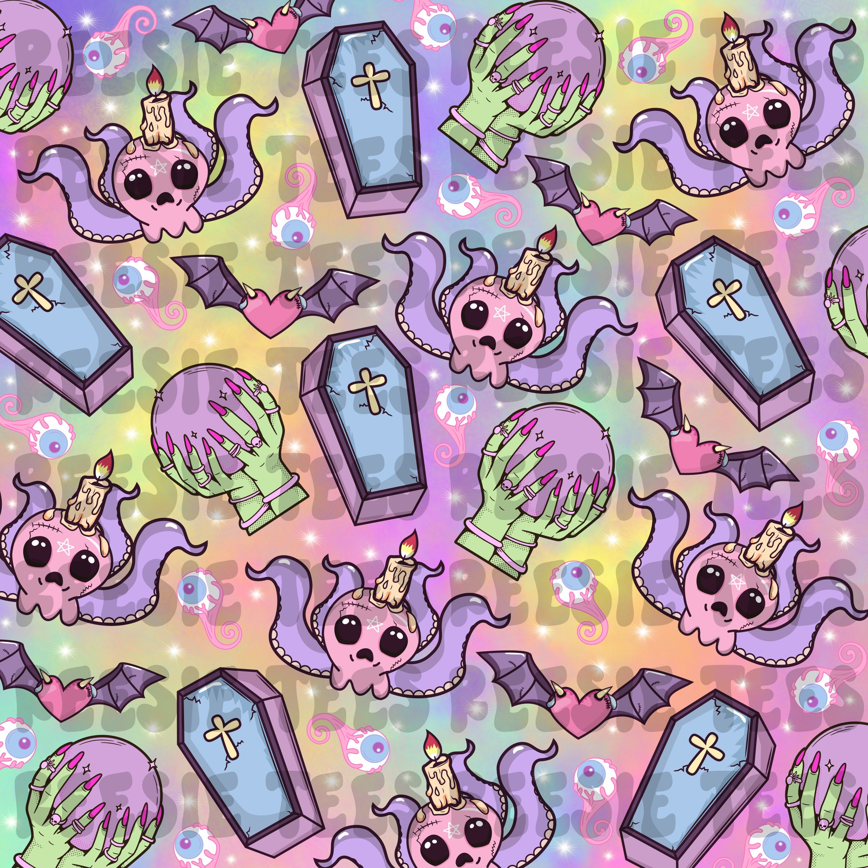 Pastel Goth Png for Sublimation Tumblers Kawaii Instant - Etsy