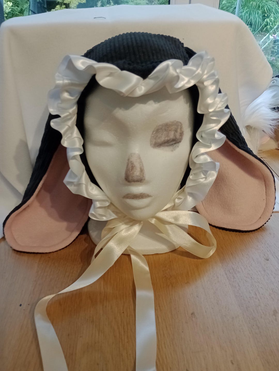Animal Ear Bonnets Coquette Cottagecore Bonnet Bunny Bonnet Rabbit Ear ...