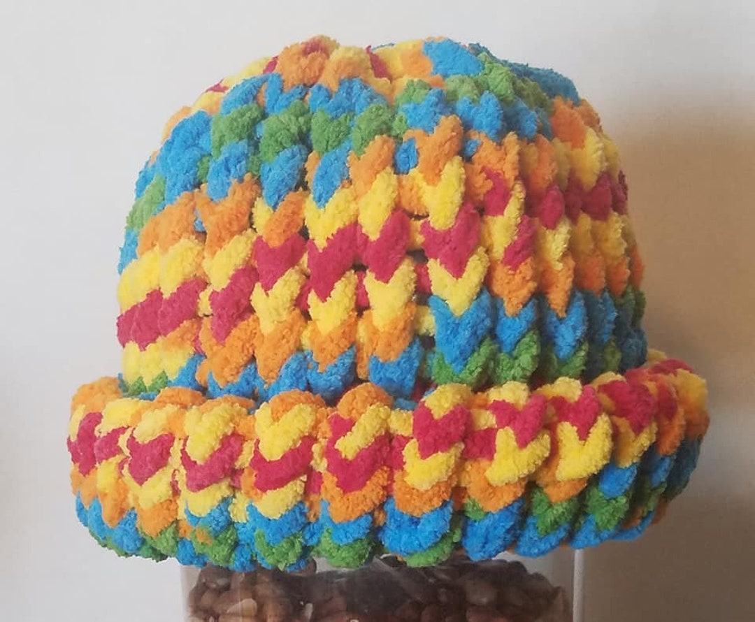 Chunky Baby Hat Crayon Colors, Baby Beanie Cap, Baby Shower Gift, New ...