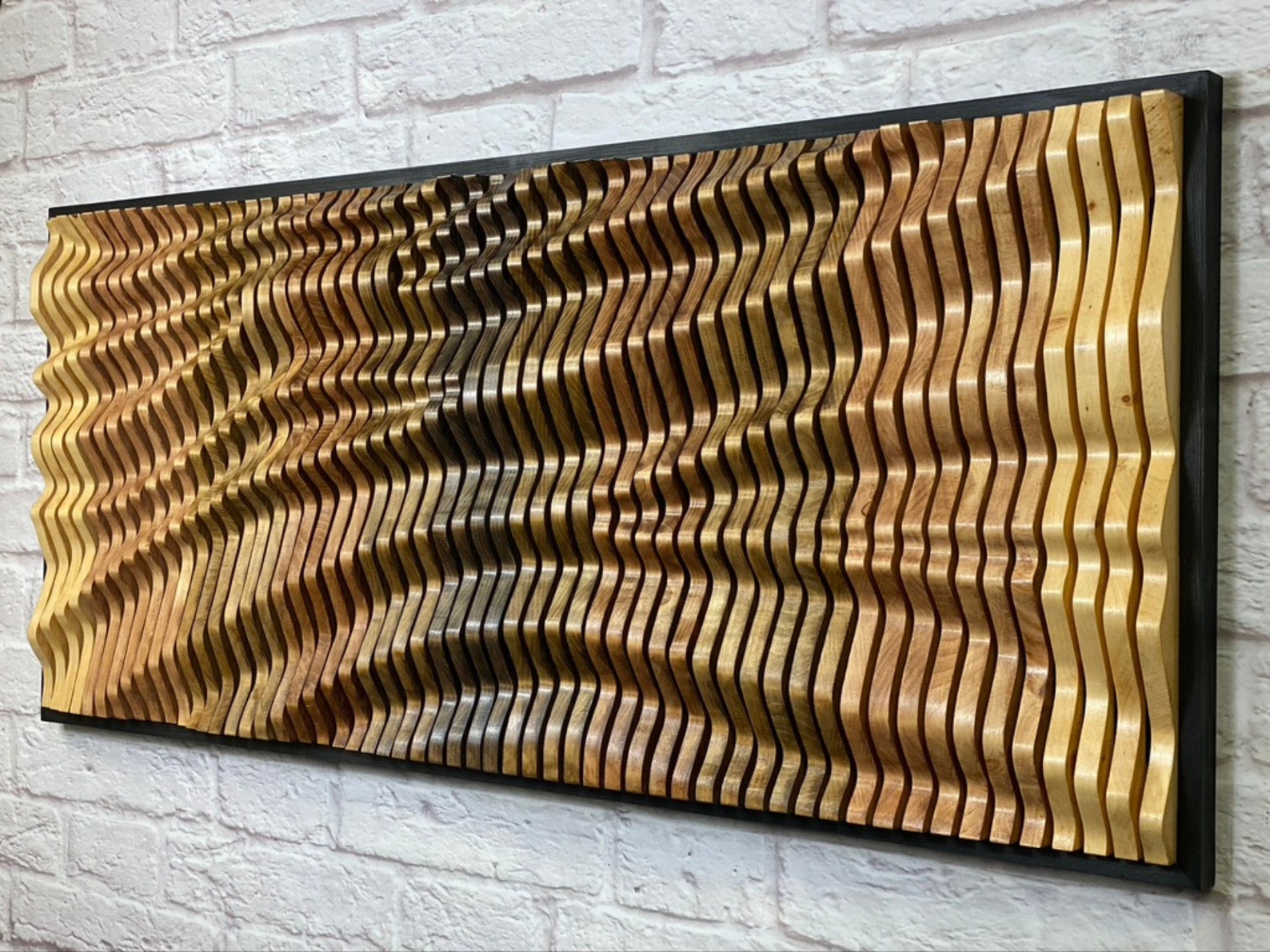 Extra LARGE 100% Solid Wood Wall Art Wooden Sculpture - Etsy