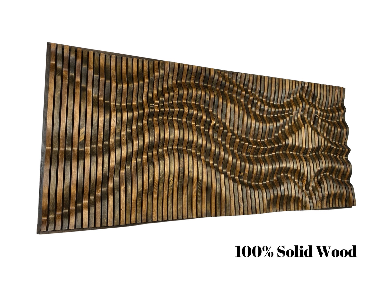 Modern Parametric Wood Wall Sculpture 100% Solid Wood Wall - Etsy