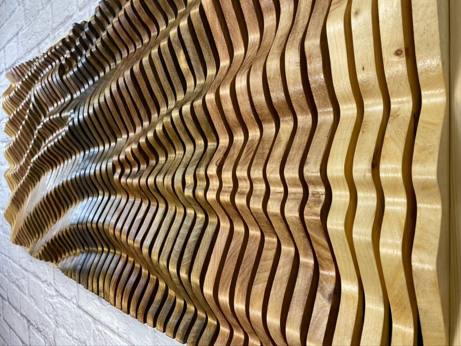 Natural Wood Sound Diffuser Natural Wood Wall Panel Sound - Etsy