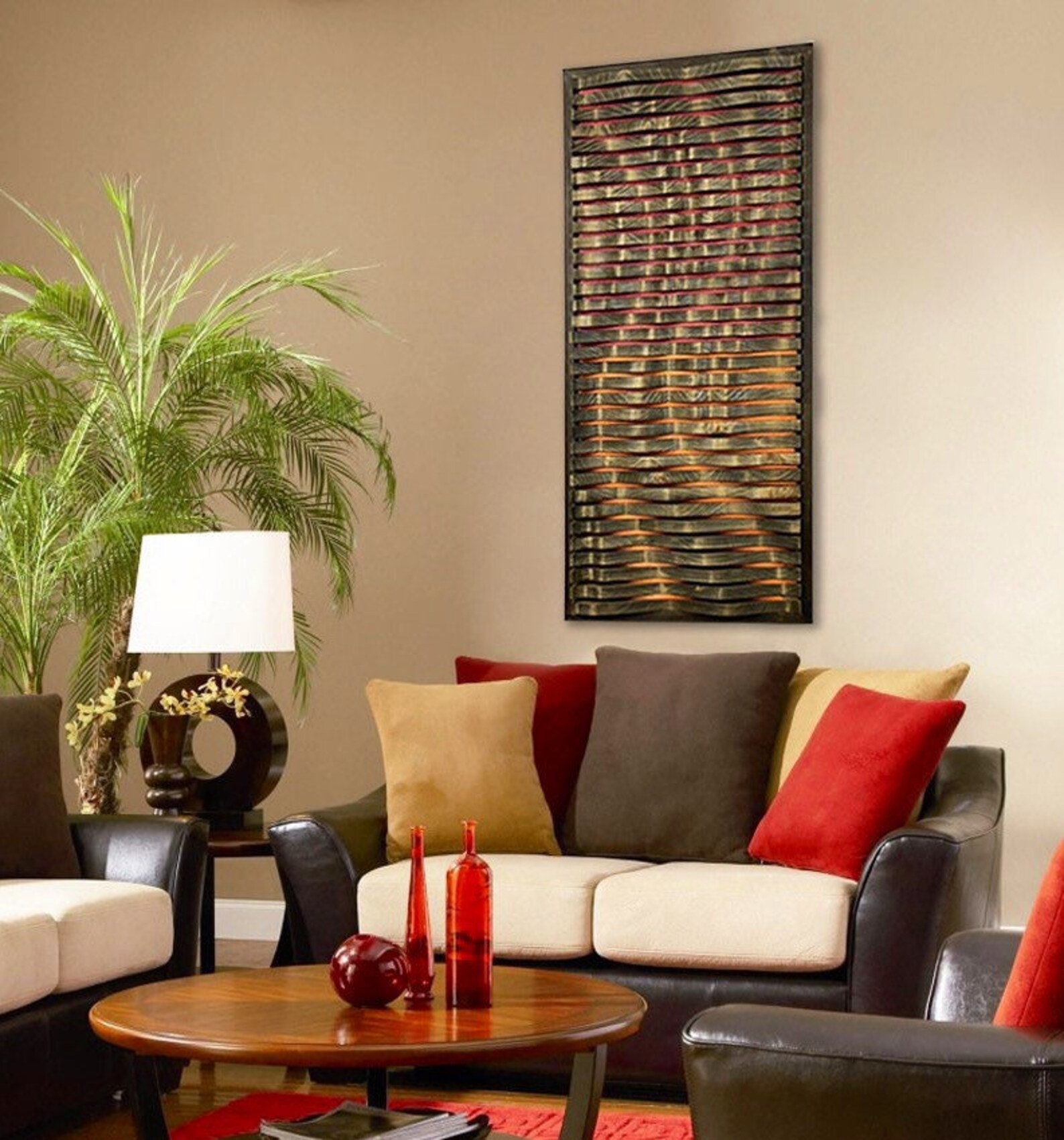 Large Colorful Home Office Decor Unique Wall Decor Wood Wall - Etsy