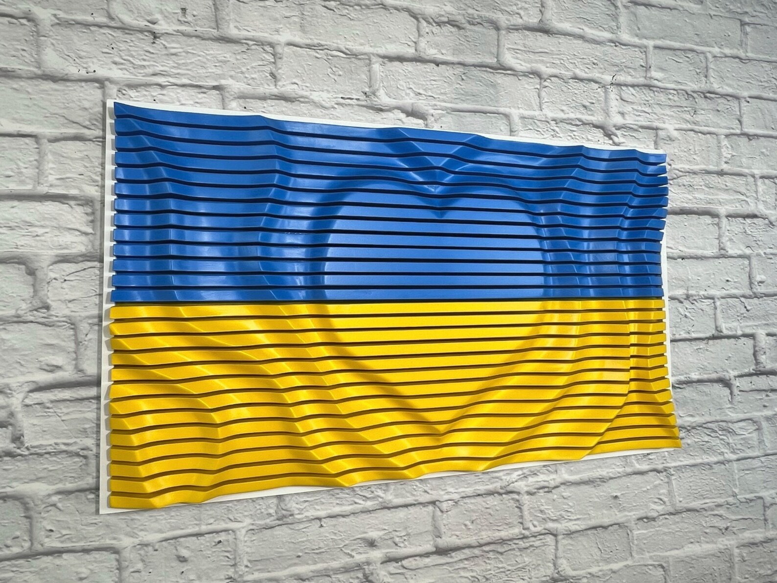 Slava Ukraine Wood Wall Art Sculpture Ukrainian Flag With - Etsy