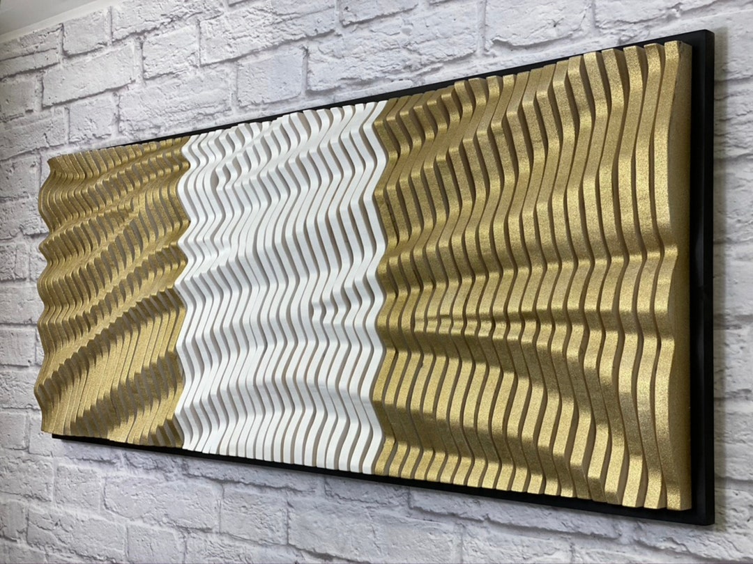 3D Wood Wall Panels, Wooden Sound Diffuser, Natural Wood Wall Panel ...