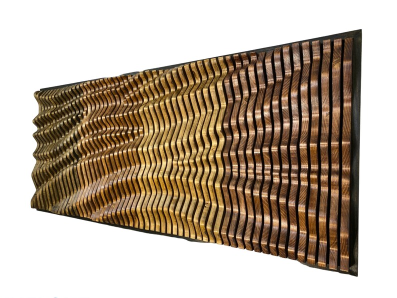 Sound Wave Art Wood Decor Natural Wood Wall Panel Wood Sound - Etsy
