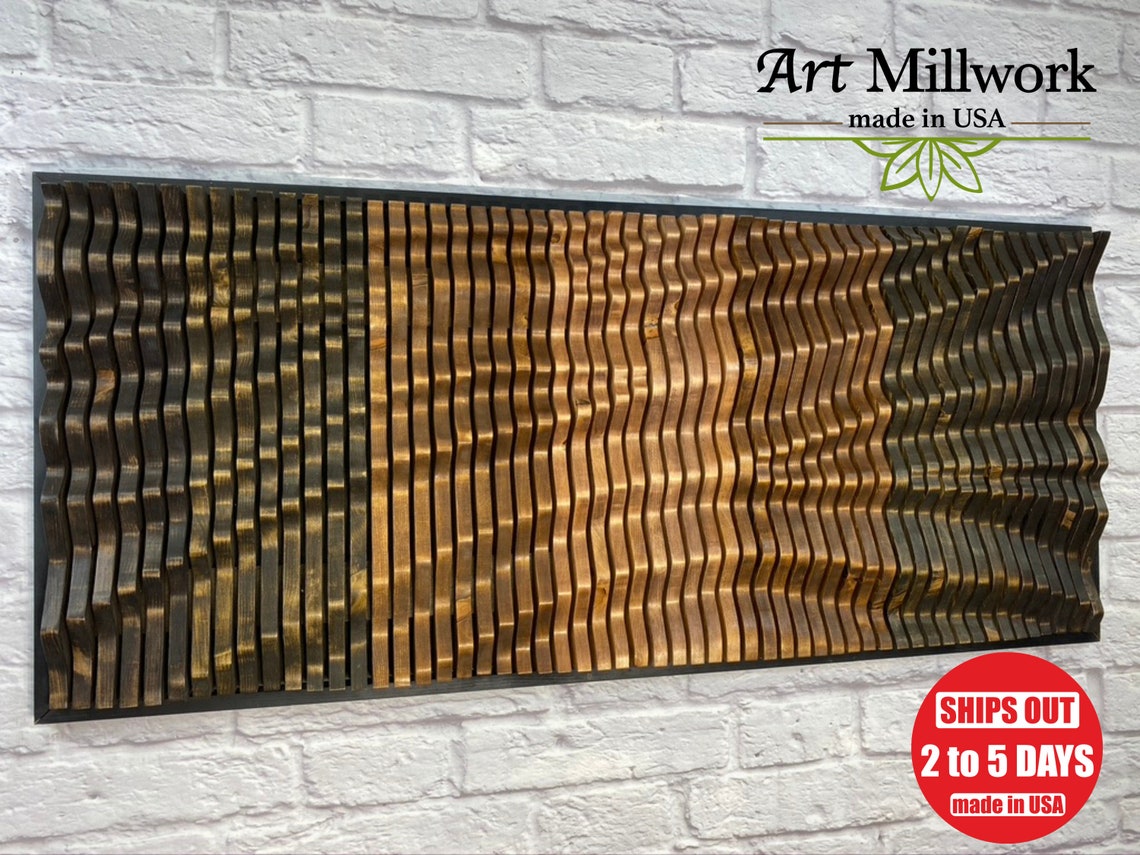 Abstract Art Wood Decor Wood Wall Art Decor Minimalist | Etsy