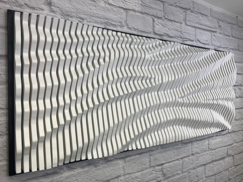 Large Abstract Art Wood Decor Natural Wood Wall Panel Wood | Etsy