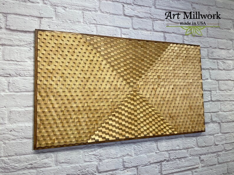 Natural Wood Wall Panel Modern Abstract Wood Art Rustic - Etsy