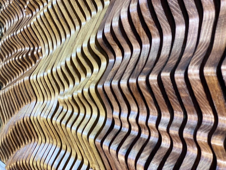 Sound Wave Art Wood Decor Natural Wood Wall Panel Wood Sound - Etsy