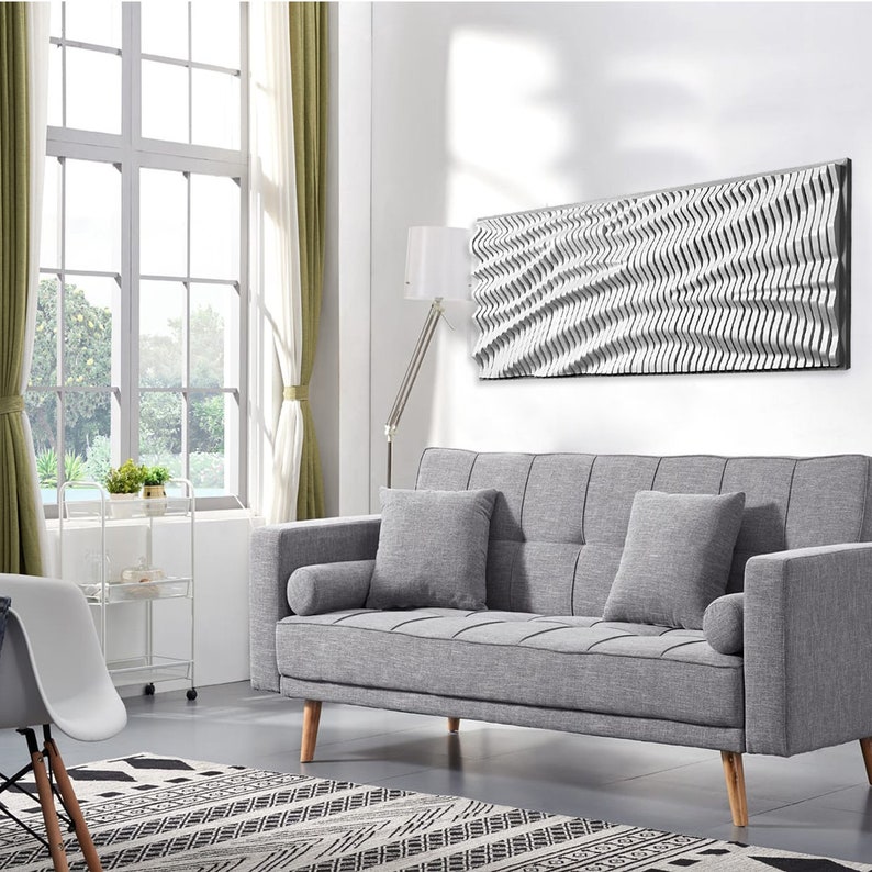 Large Abstract Art Wood Decor Natural Wood Wall Panel Wood | Etsy