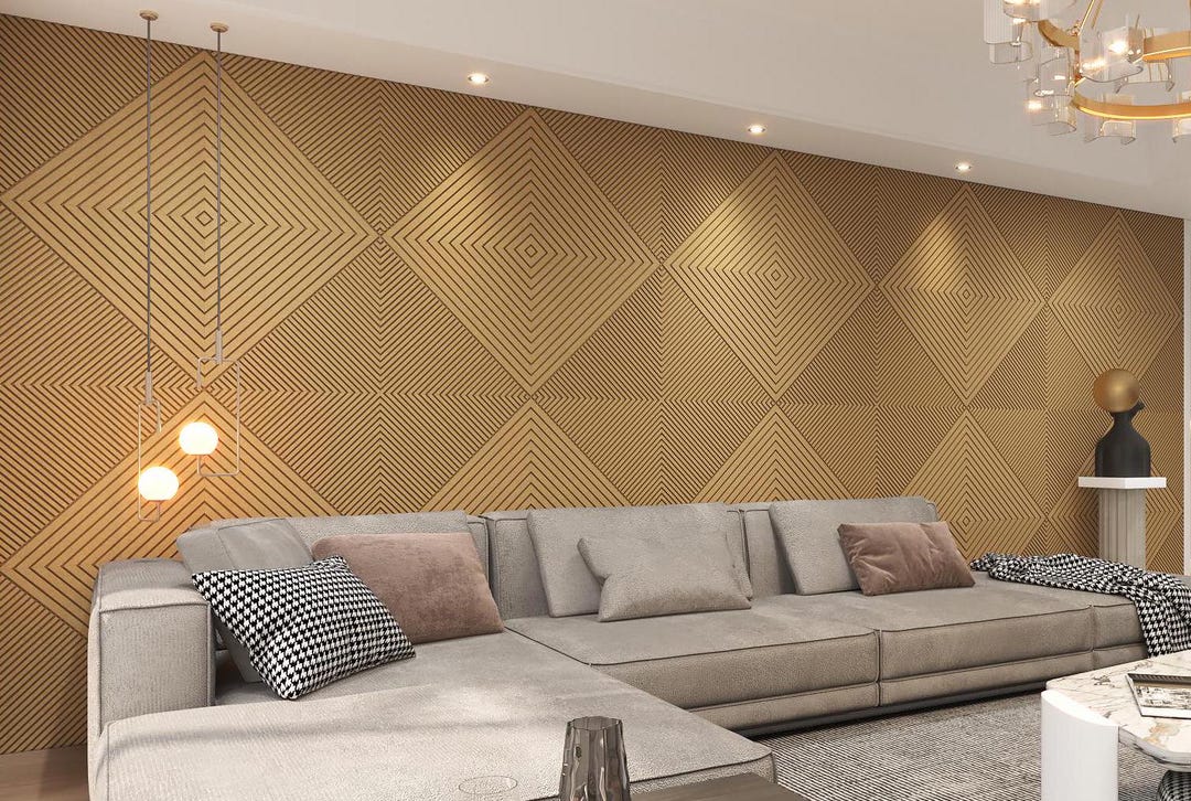 Decorative Textures Wall Panel, Modern Acoustic Diffuser Panel ...