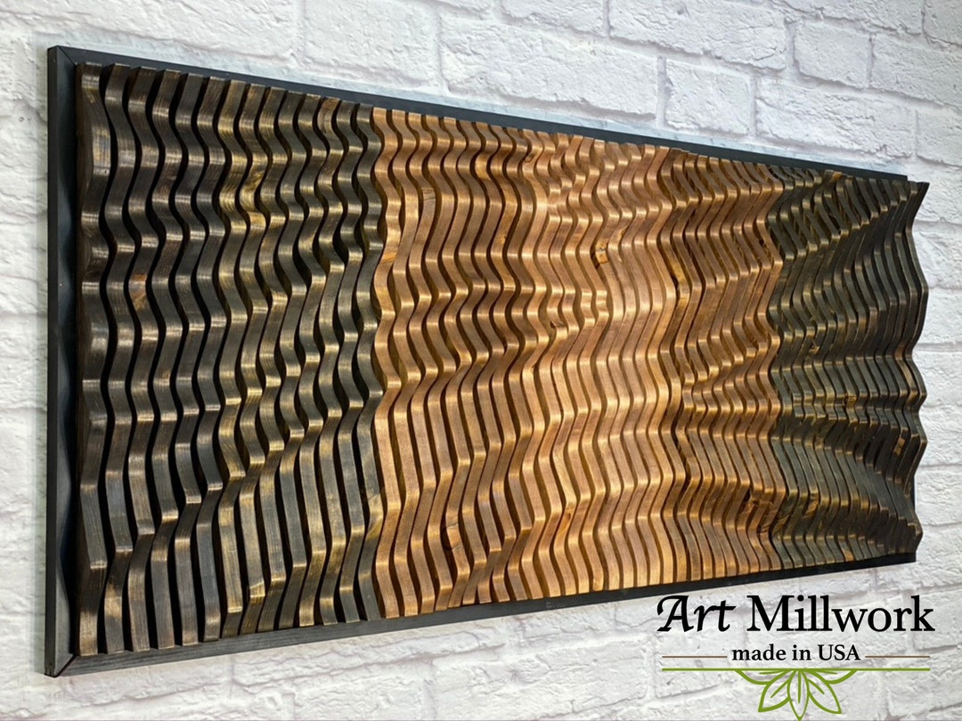 LARGE Rustic Home Decor, Geometric Wood Wall Art, Wood Wall Art Decor ...