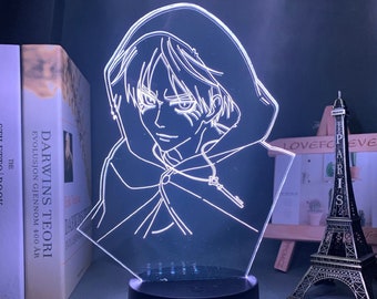 Home & Living Attack on Titan Jean Kirstein 3D Light AOT LED Lamp Anime ...