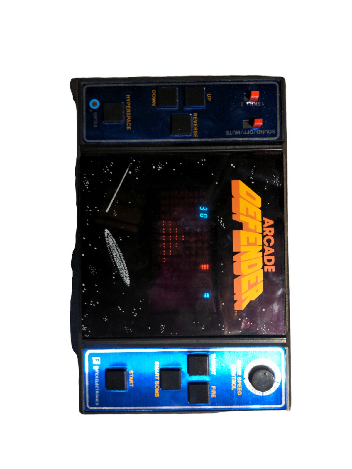 1982 Entex Arcade Defender Electronic Handheld Game Tested Working ...