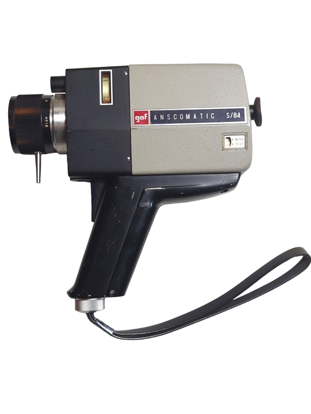 Vintage Gaf Anscomatic S/84 Super 8 Mm Film Camera Untested With Hard ...