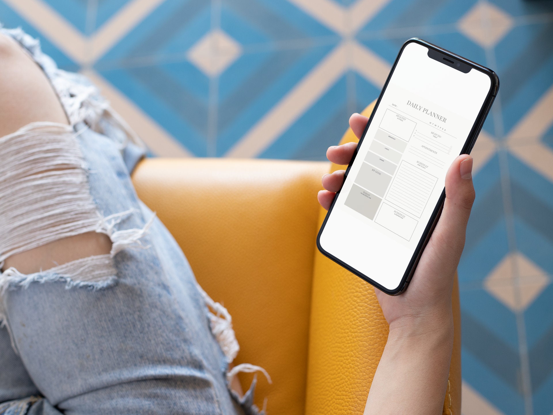 Minimalist Daily Schedule, Instant Download, Daily Planner - Etsy