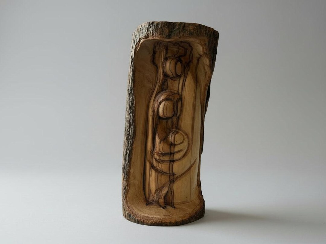 Hand Carved Olive Wood Holy Family Figurine - Etsy