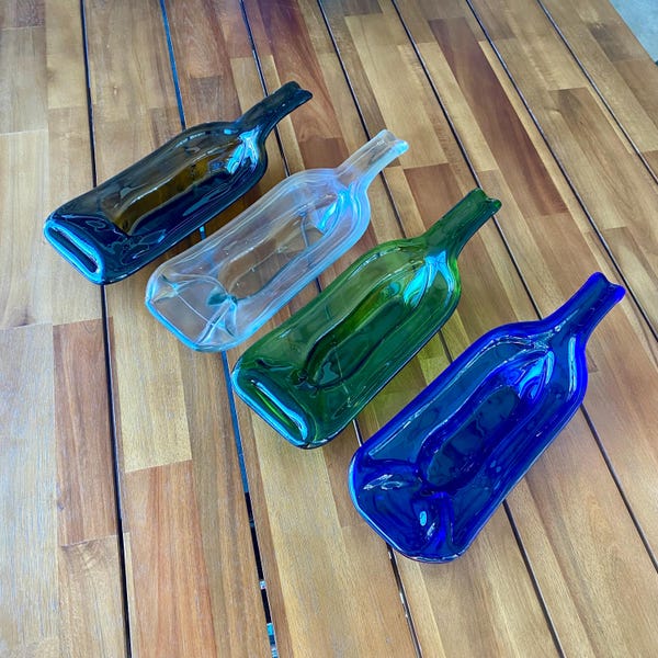 Slumped Wine Bottles - Etsy