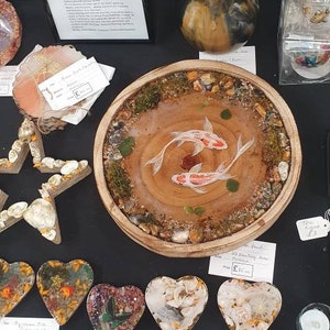 Resin Koi Fish Pond, Fish Pond, Resin Fish - Etsy