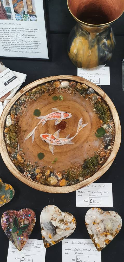 Resin Koi Fish Pond, Fish Pond, Resin Fish - Etsy