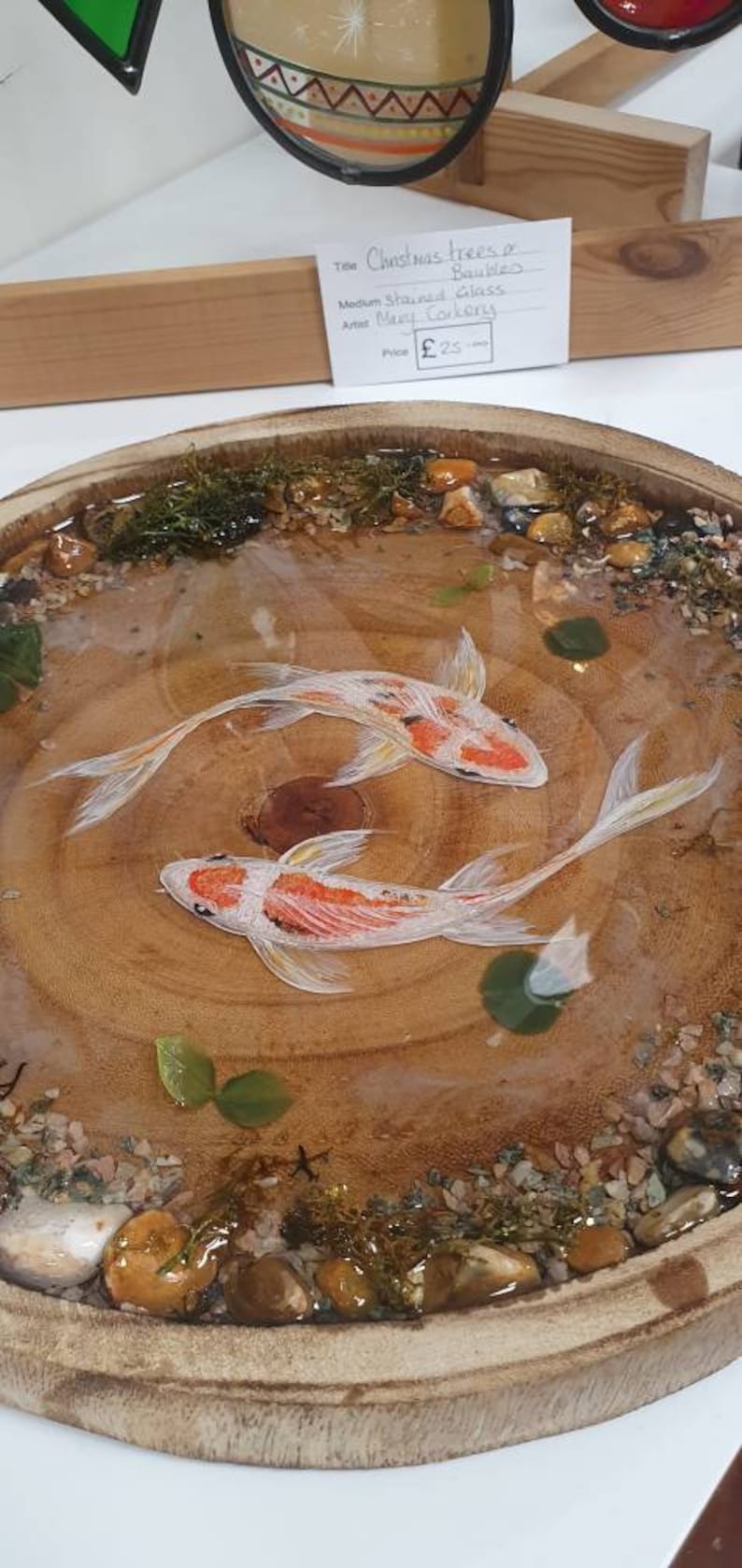 Resin Koi Fish Pond, Fish Pond, Resin Fish - Etsy