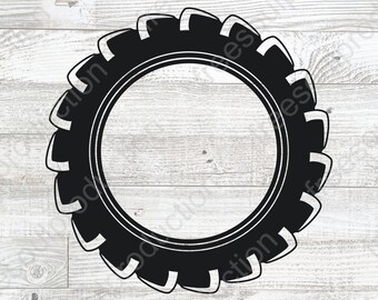 Tractor Tire Svg | Etsy
