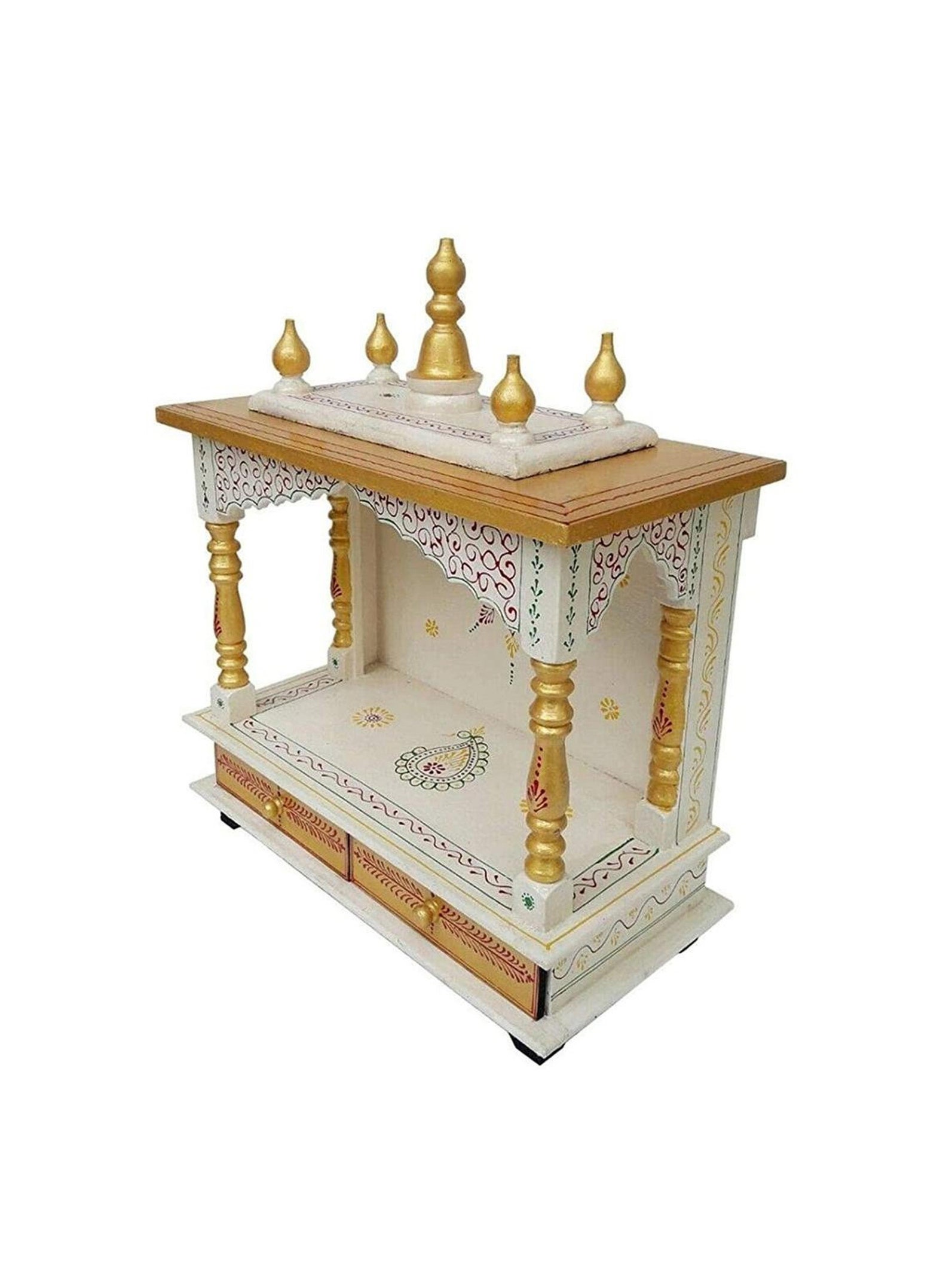 Wooden Handcrafted Mandir/temple Wood Art and Craft Temple for | Etsy