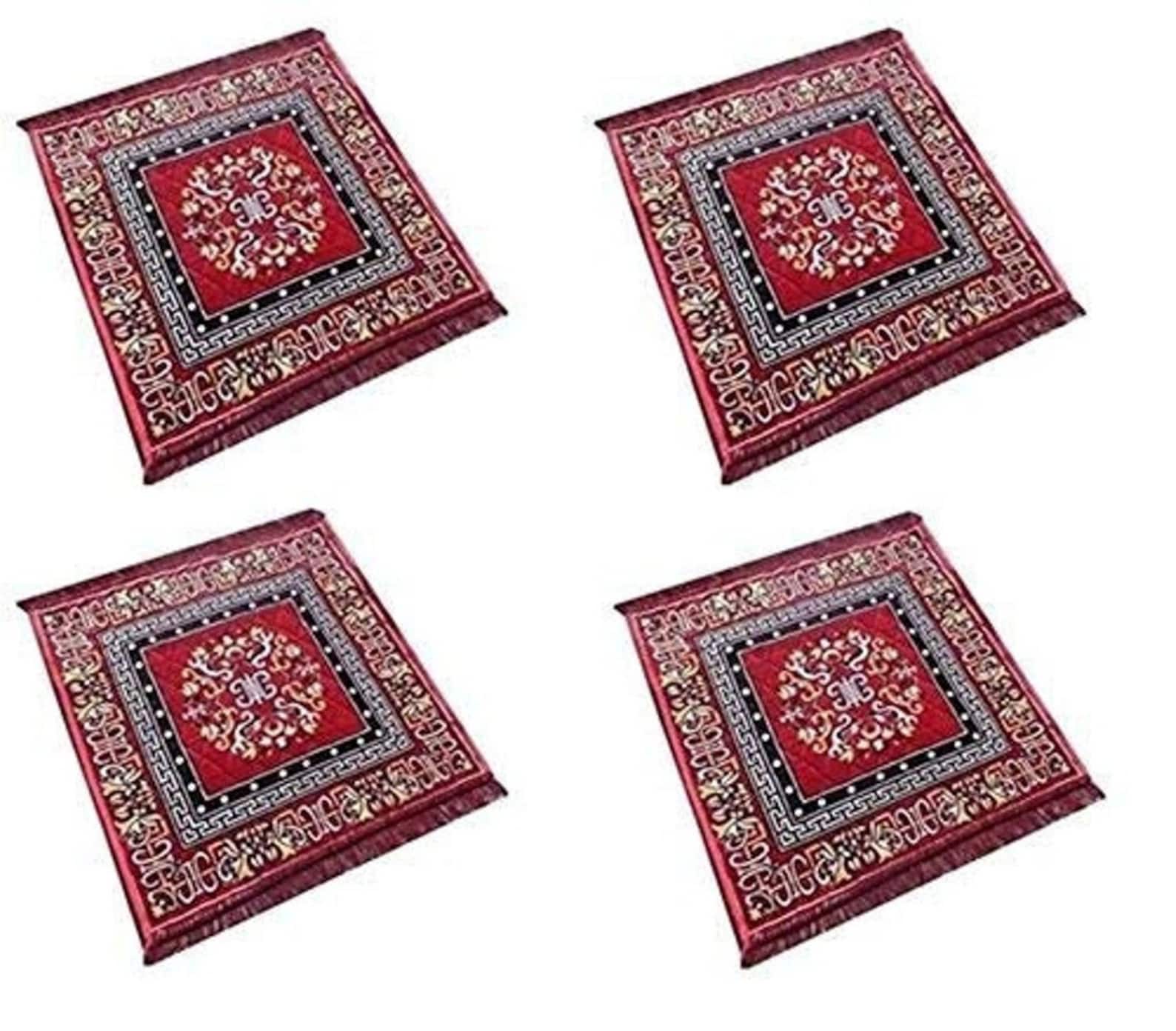 Beautiful Velvet Prayer Mat/puja Mat/aasan/meditation - Etsy