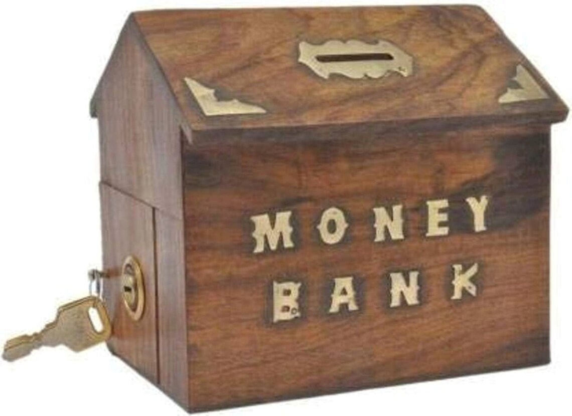 Sheesham Wooden Hut Shaped Piggy Bank Money Bank Coin Bank - Etsy Sheesham Wooden Hut Shaped Piggy Bank Money Bank Coin Bank - Etsy