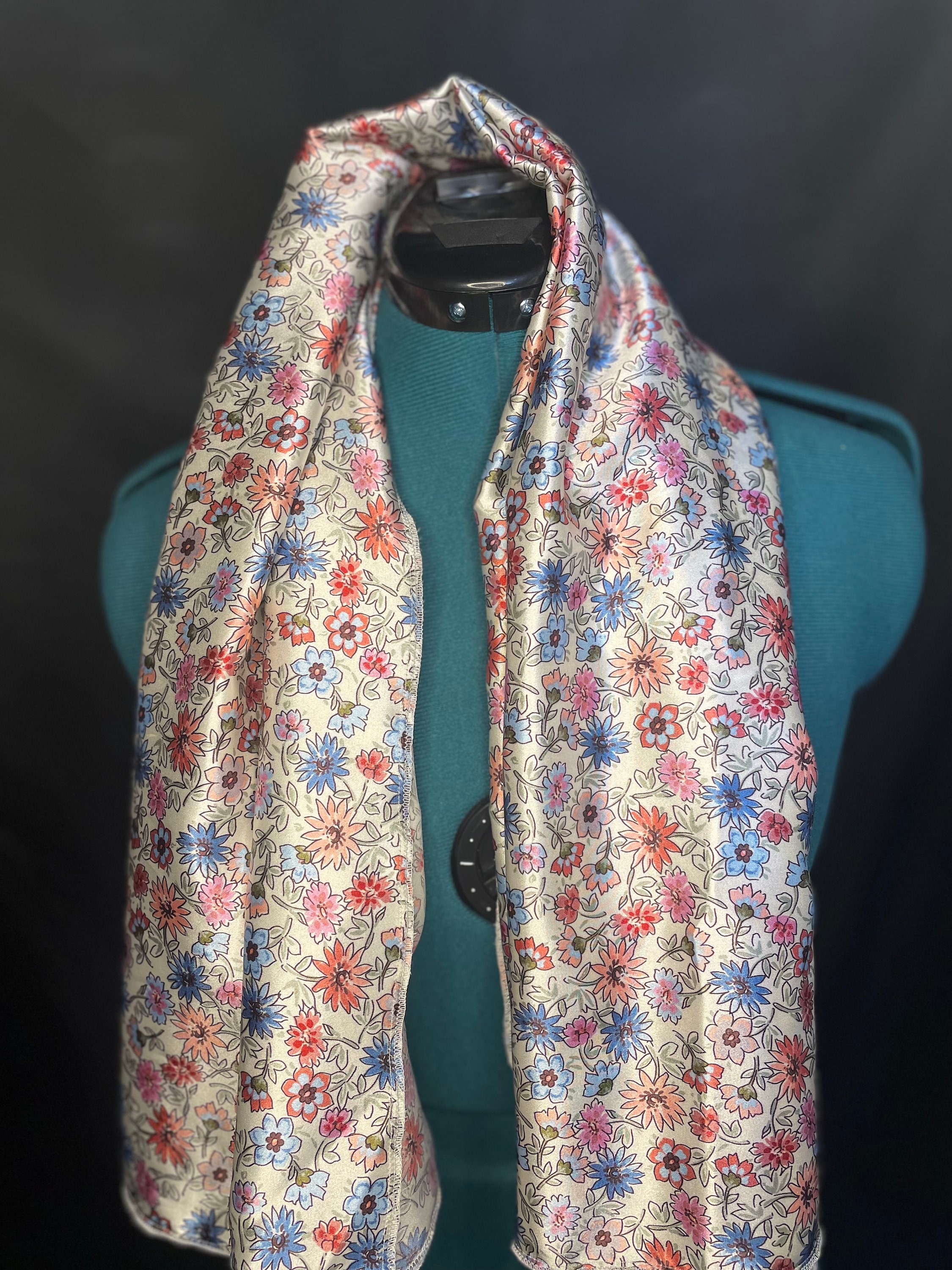 Floral Print Wild Rags - Etsy