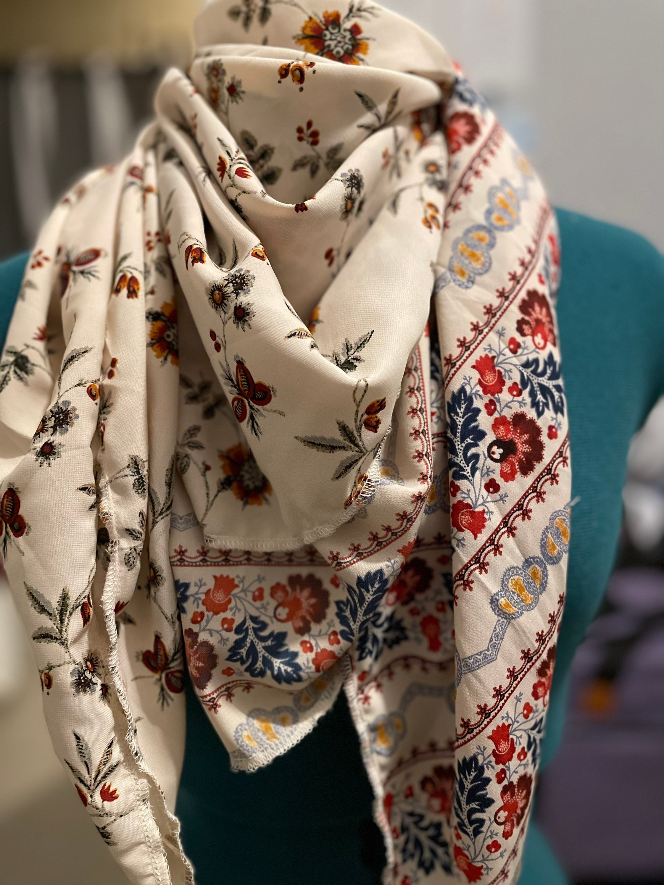 Floral Print Wild Rags - Etsy