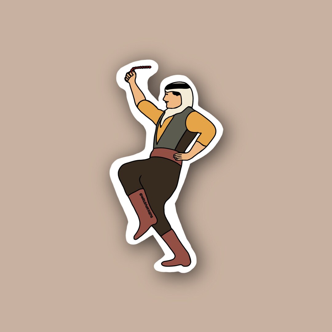 Dabke Sticker, Labanese Dabke Sticker, Arab Sticker, Laptop Sticker ...