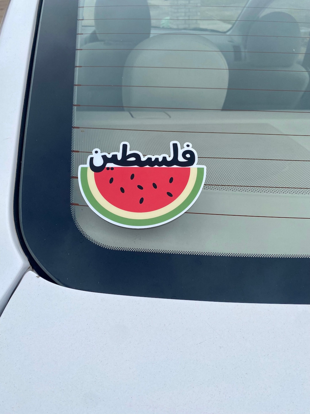 Palestine Watermelon Bumper Sticker, Palestine Watermelon Car Sticker ...