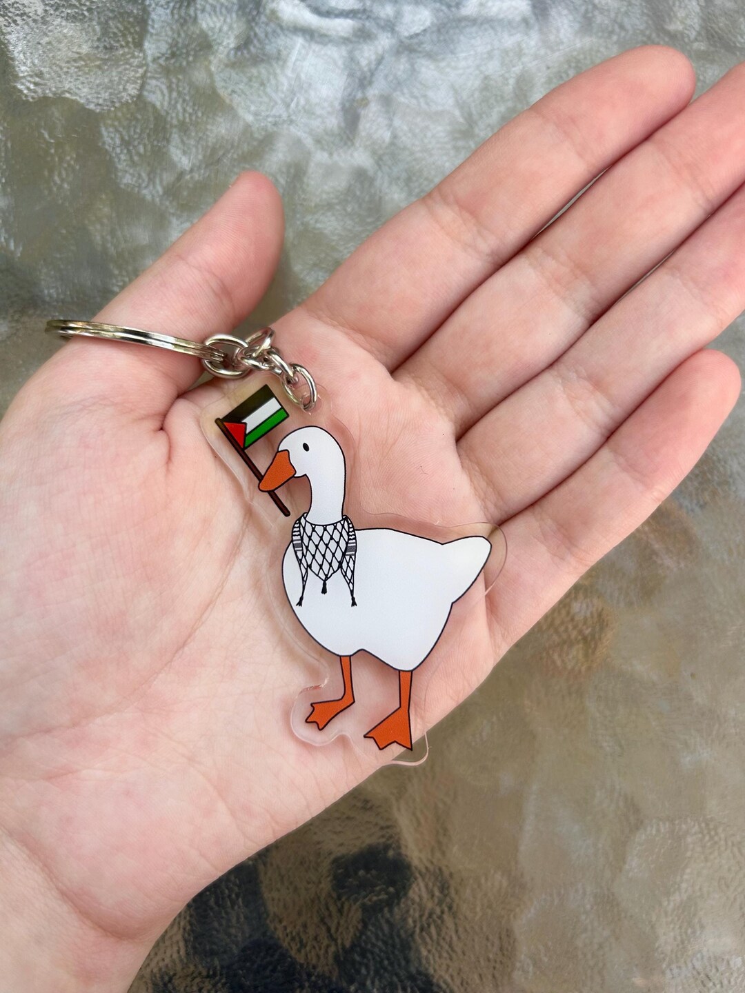 Falastini Duck Keychain, Palestinian Duck Keychain, Palestine Keychain ...