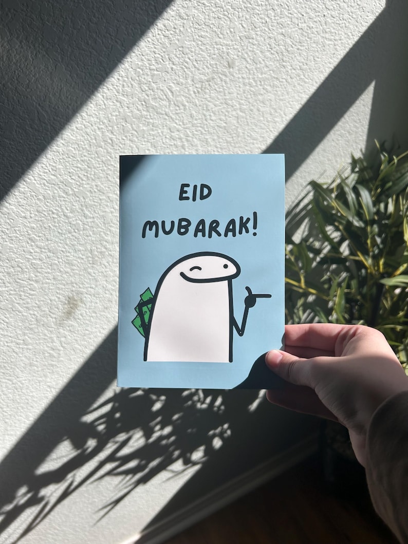 Eid Mubarak Card, Eid Card, Eidiya Card, Eidi Card, Funny Eid Card ...
