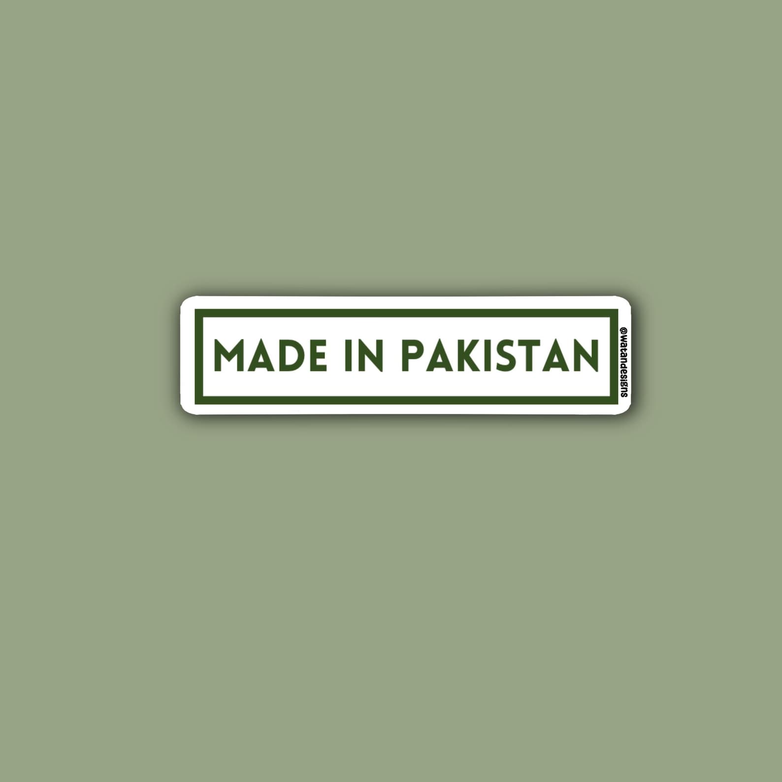 Made in Pakistan Sticker, Pakistan Sticker, Phone Case Sticker, Laptop ...